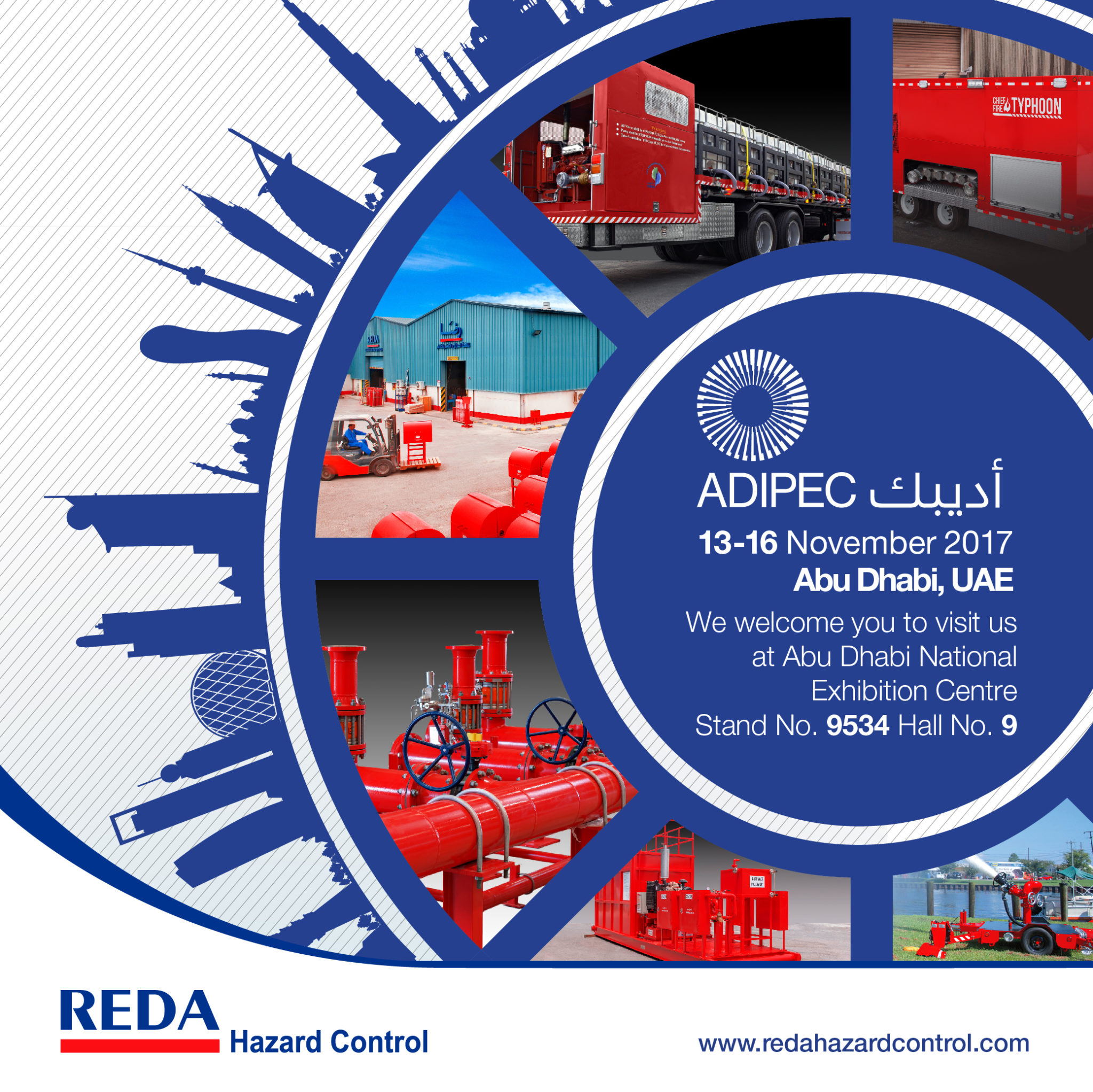 REDA Hazard Control Attending ADIPEC 2017 – REDA Group